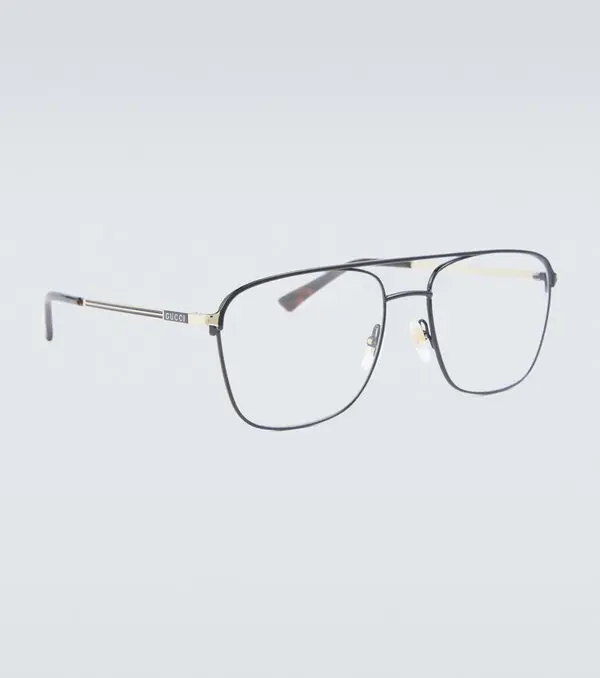 Gucci Navigator-frame Eyeglasses