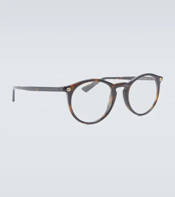Gucci Round-frame Acetate Glasses