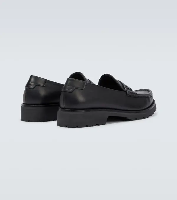 Saint Laurent Le Monogram Leather Loafers
