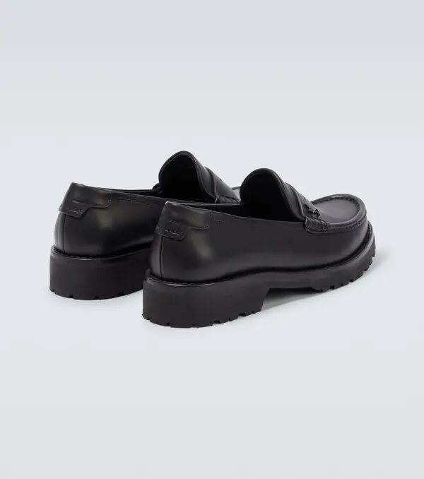 Saint Laurent Le Monogram Leather Loafers