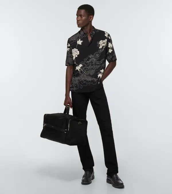 Saint Laurent Le Monogram Leather Loafers