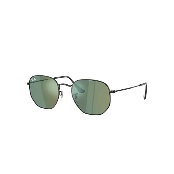 Ray-ban Hexagonal Flat Lenses Sunglasses - Black