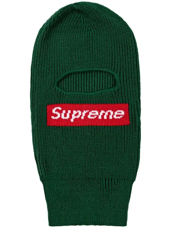 Supreme X New Era Box Logo Balaclava - Green