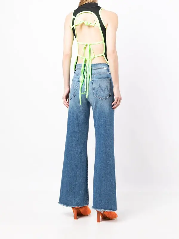 Natasha Zinko Slogan Print Open-back Vest