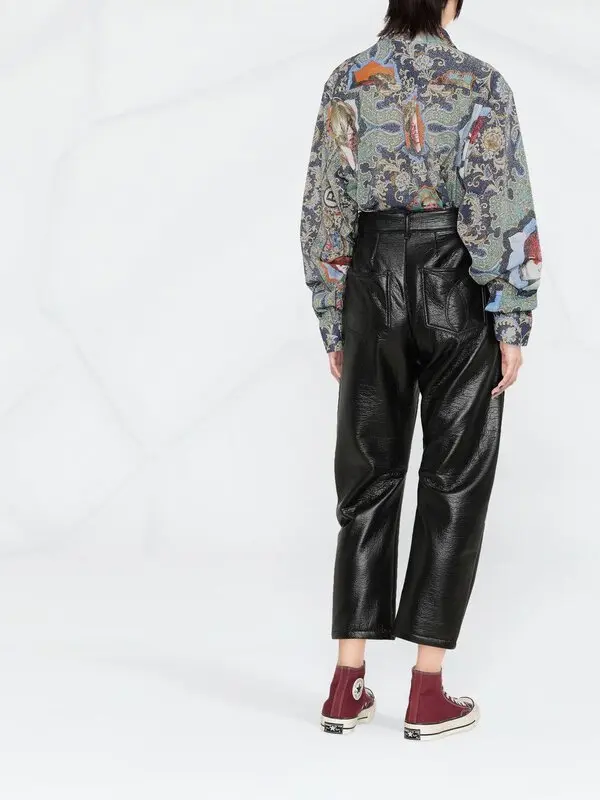 Opening Ceremony Barrel-leg Cropped Trousers
