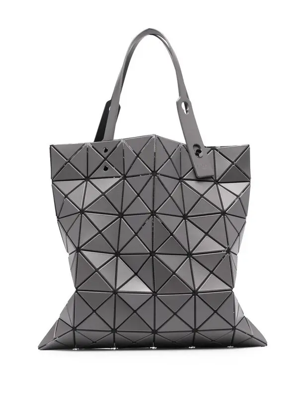 Issey Miyake Geometric Panelled Tote - Grey