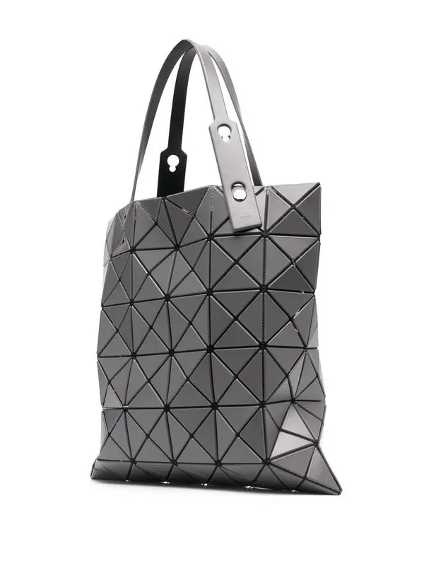 Issey Miyake Geometric Panelled Tote - Grey