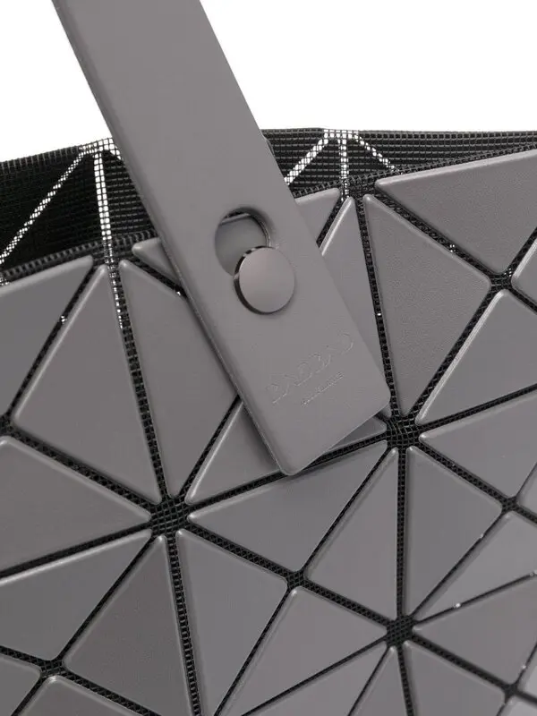 Issey Miyake Geometric Panelled Tote - Grey