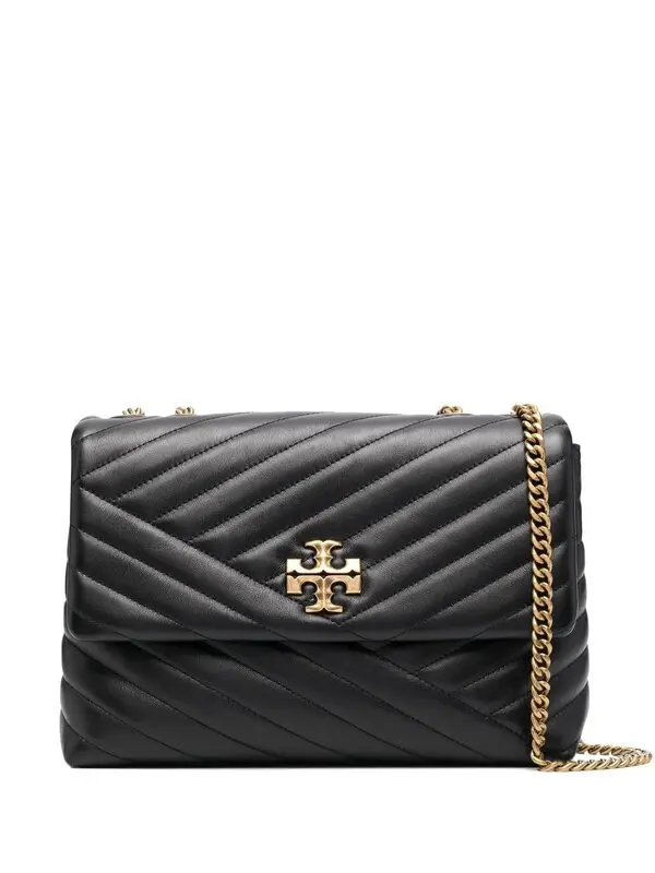 Tory Burch Kira Chevron Convertible Shoulder Bag - Black