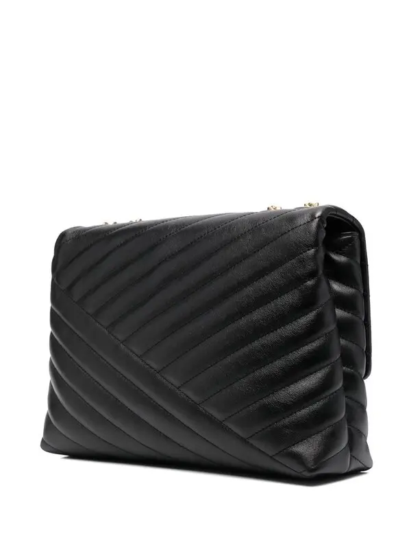 Tory Burch Kira Chevron Convertible Shoulder Bag - Black