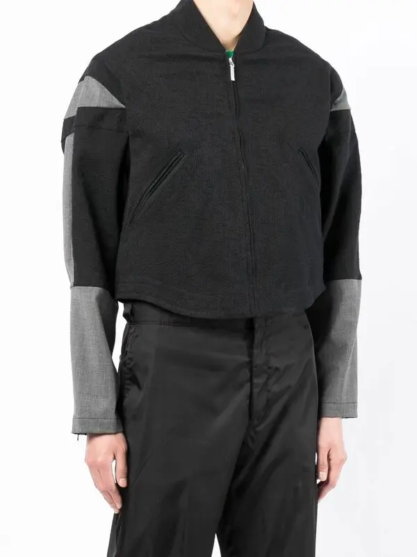 Kiko Kostadinov Wessex Cropped Jacket In Black - 30% Off