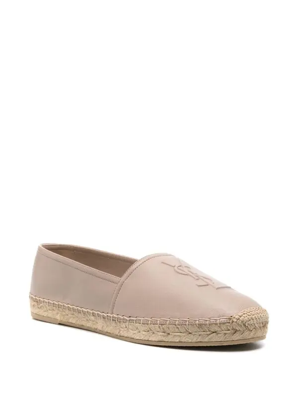 Saint Laurent Cassandre Espadrilles - Neutrals