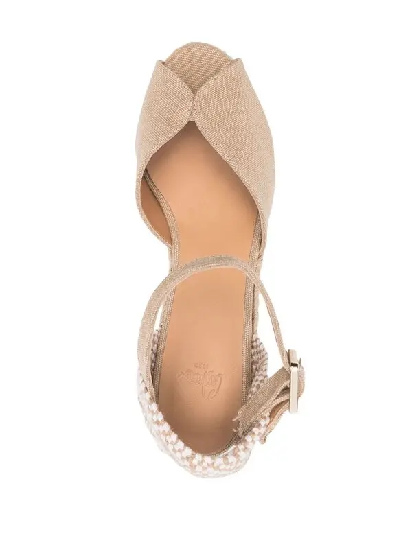 CastaÑer Bianca 115mm Espadrilles - Neutrals