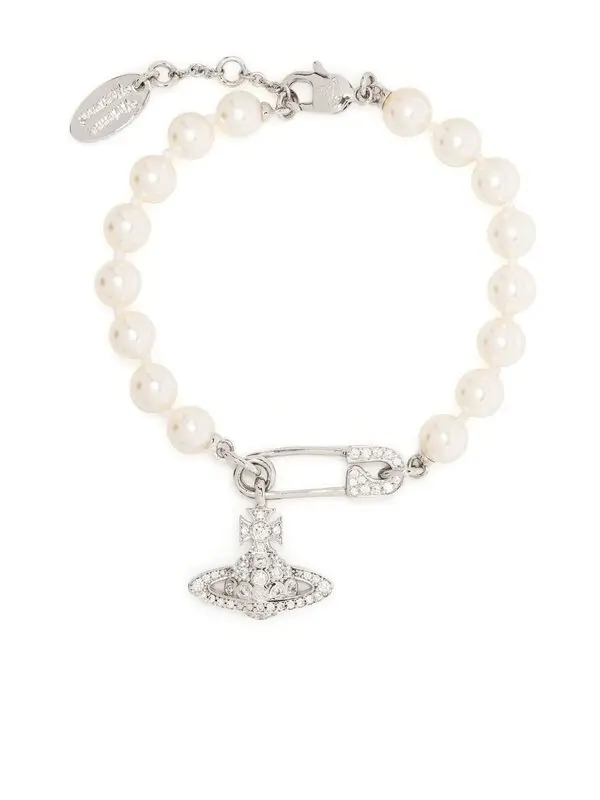 VIVIENNE WESTWOOD Lucrece Pearl Bracelet - Neutrals