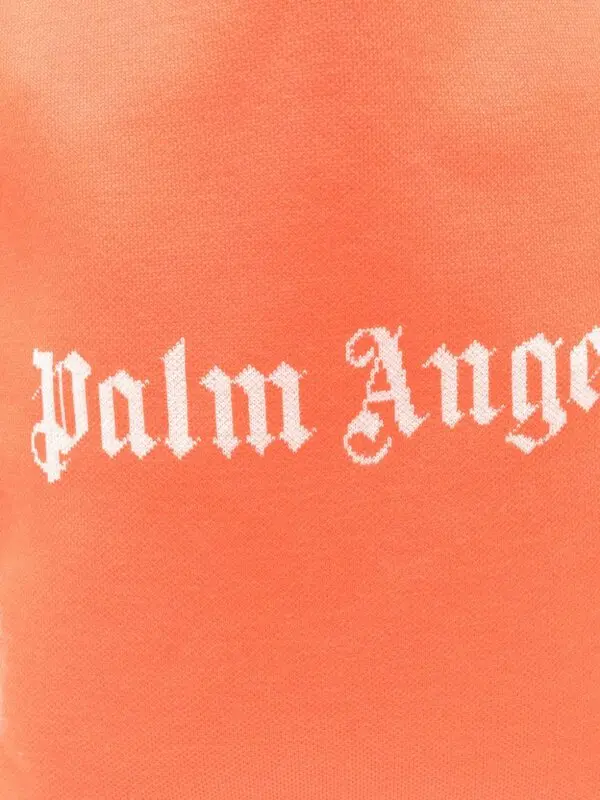 Palm Angels Logo Print Shopper - Orange