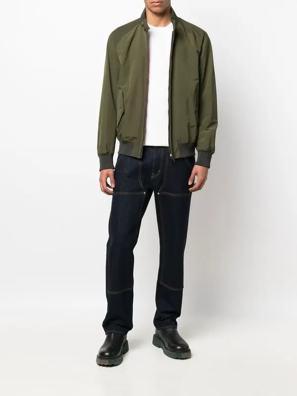 BARACUTA Zip-up Jacket - Green