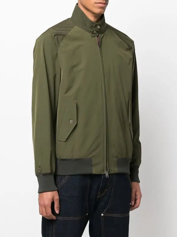 BARACUTA Zip-up Jacket - Green