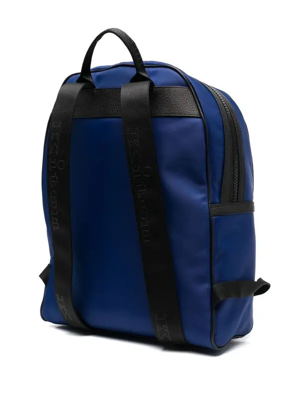 Kiton Logo-print Zip-up Backpack