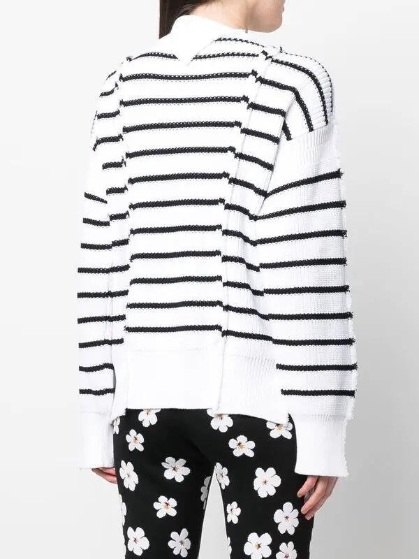 Marni Striped Ribbed Cotton Jumper