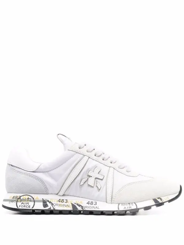 Premiata Panelled Low-top Sneakers - White