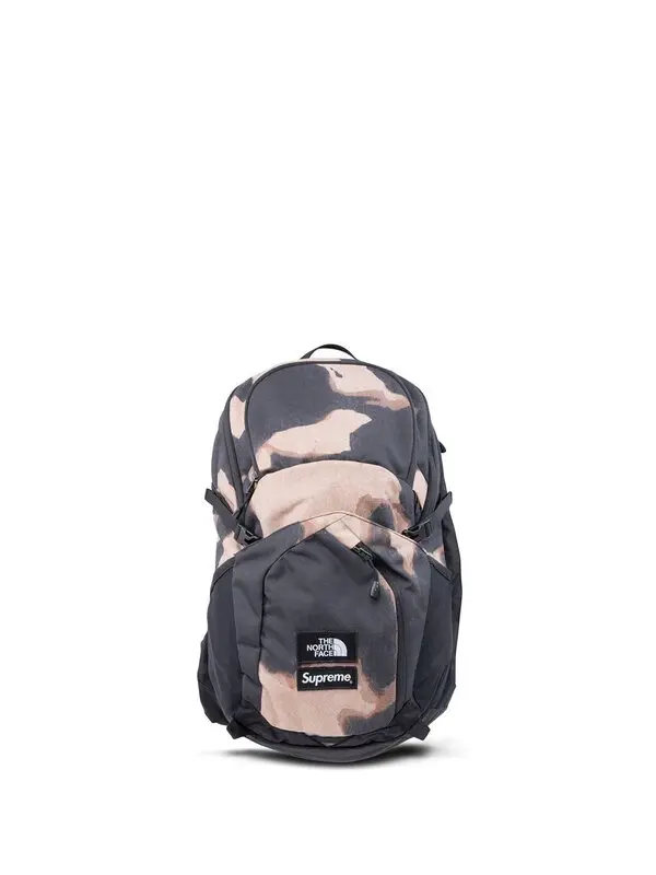 NORTHFACE✕Supremeバック Supreme X The North Face Bleached Denim-Print Backpack - Black