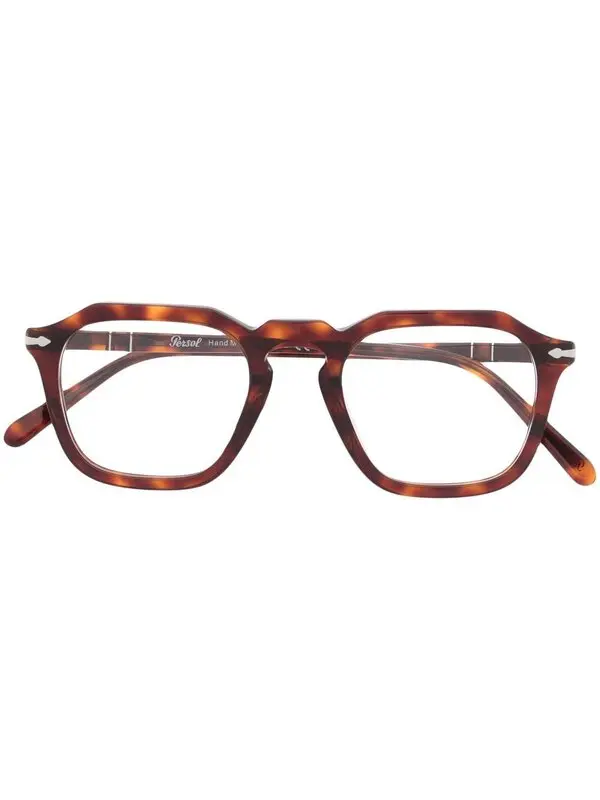 Persol Tortoiseshell Square-frame Eyeglasses