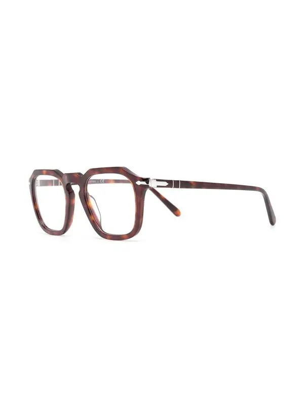 Persol Tortoiseshell Square-frame Eyeglasses