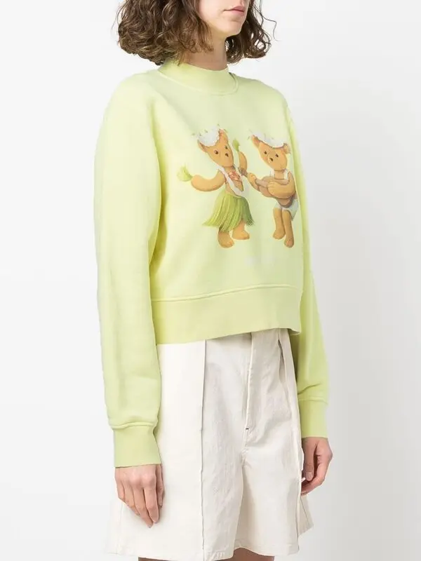 Palm Angels Teddy-print Sweatshirt
