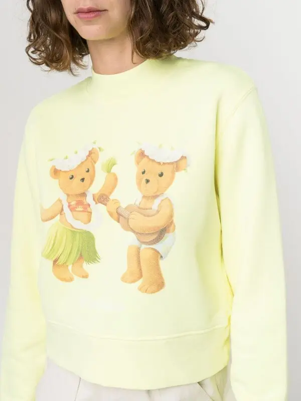 Palm Angels Teddy-print Sweatshirt