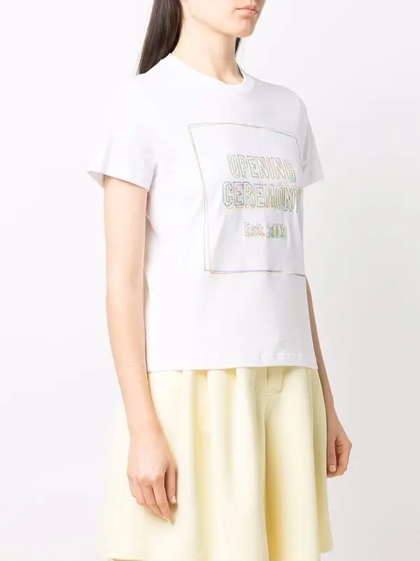 Opening Ceremony Box Logo-print T-shirt - White