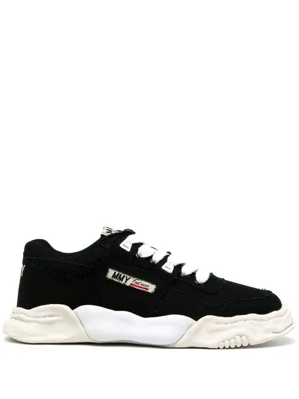 Mihara Yasuhiro Original Sole Lace-up Sneakers - Black