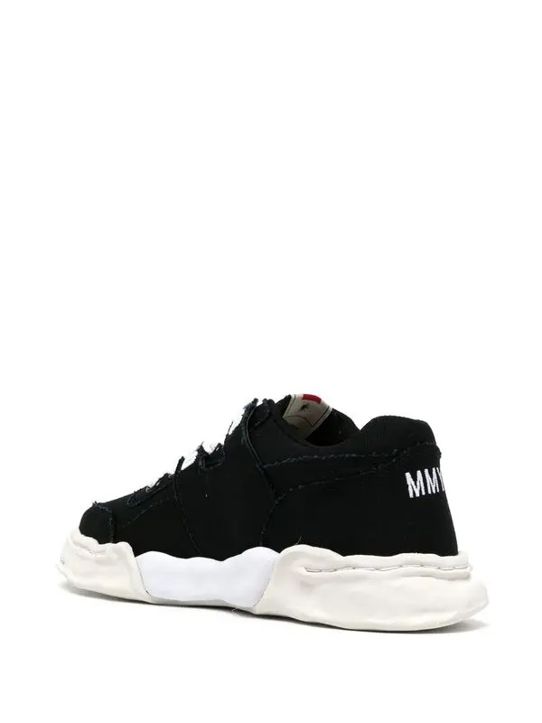 Mihara Yasuhiro Original Sole Lace-up Sneakers - Black