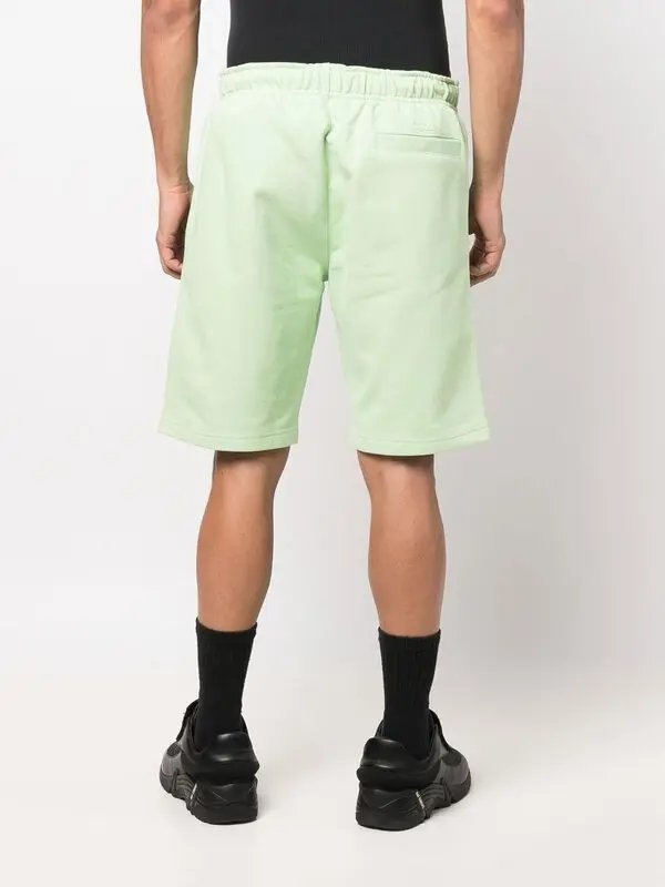 032C Elasticated Track Shorts - Green