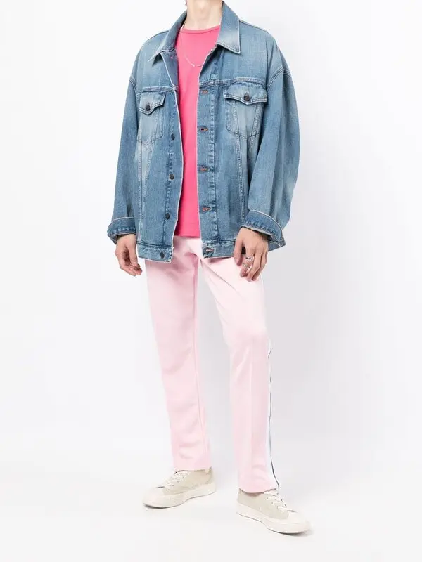 Palm Angels Logo-print Track Pants - Pink