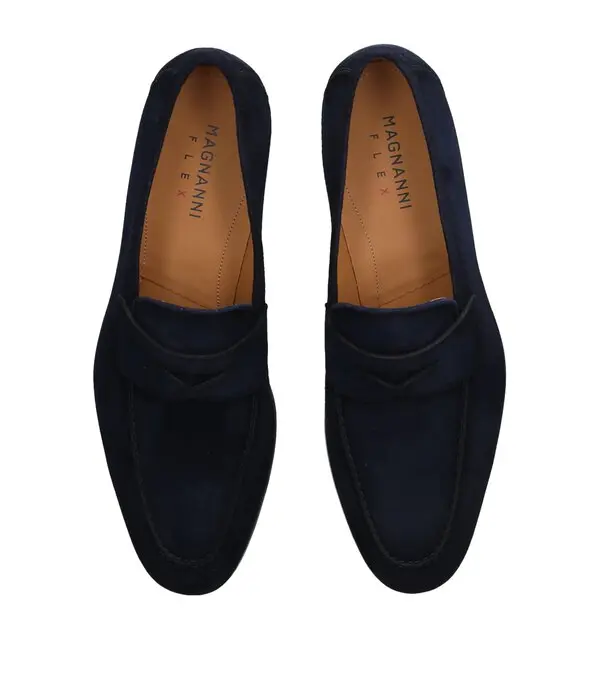 Magnanni Suede Delos Loafers