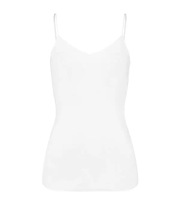 Hanro Cotton Seamless Padded Camisole - White