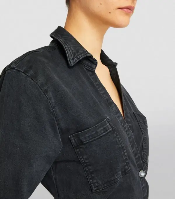 LE JEAN Denim Eliza Mini Dress
