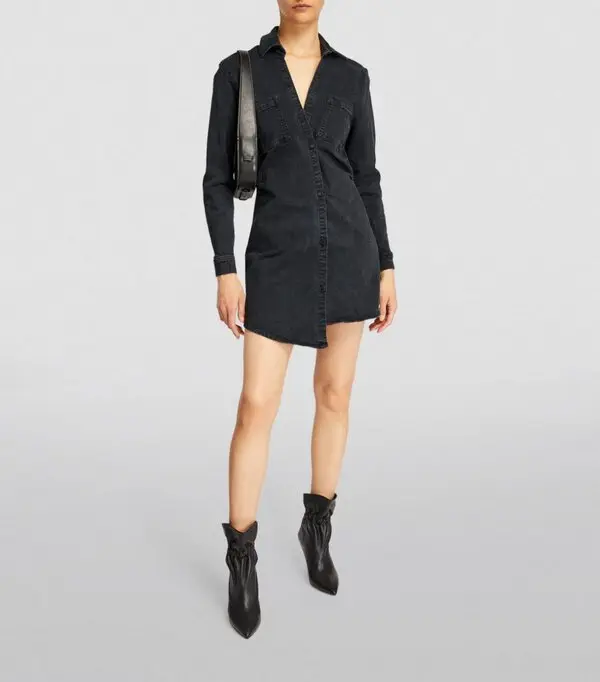 LE JEAN Denim Eliza Mini Dress