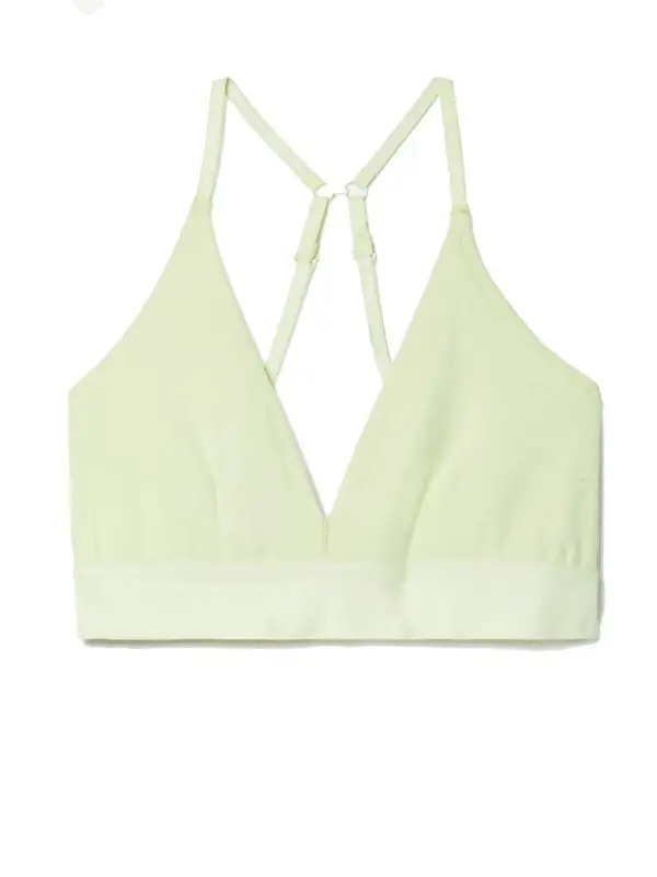 Skin Hadlee Stretch-organic Pima Cotton Soft-cup Triangle Bra