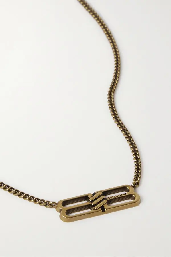 Balenciaga License -tone Necklace - Gold