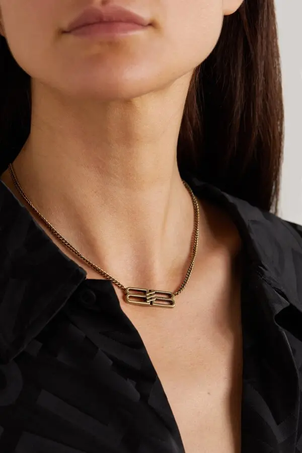 Balenciaga License -tone Necklace