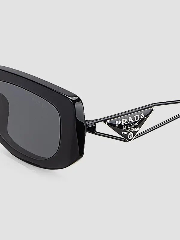 Prada 53mm Rectangle Sunglasses