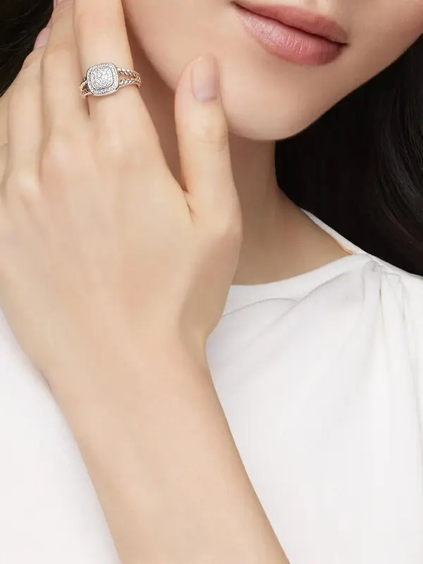 David Yurman Petite Albion Ring In Sterling