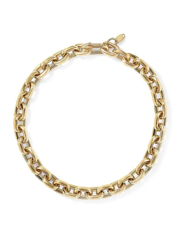 David Yurman Streamline Link Bracelet In 18k Yellow 6.5mm