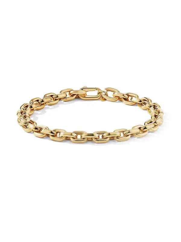 David Yurman Streamline Link Bracelet In 18k Yellow 6.5mm