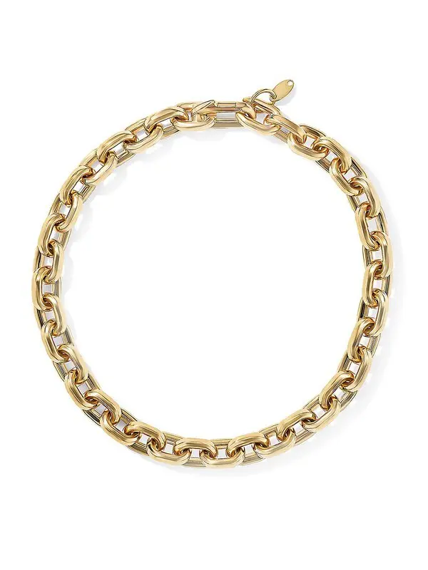 David Yurman Streamline Link Bracelet In 18k Yellow 6.5mm