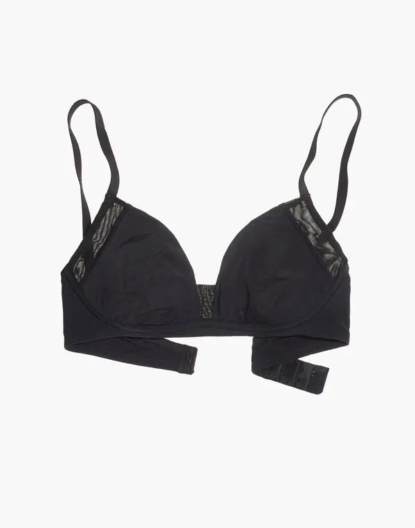 Madewell Mesh-trimmed Sammie Bralette