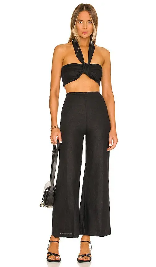 Faithfull The Brand Ottavio Linen Wide-leg Pants