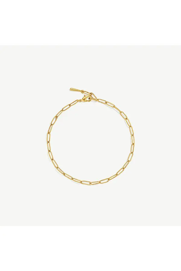 SOKO Mini Ellipse Link Bracelet - Gold
