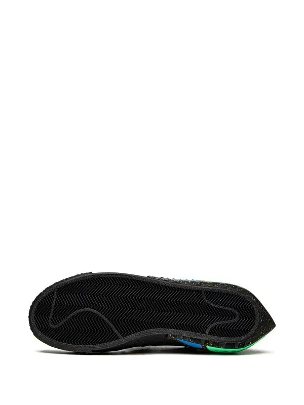 Nike X Off White Blazer Low /electro Green Sneakers - Black